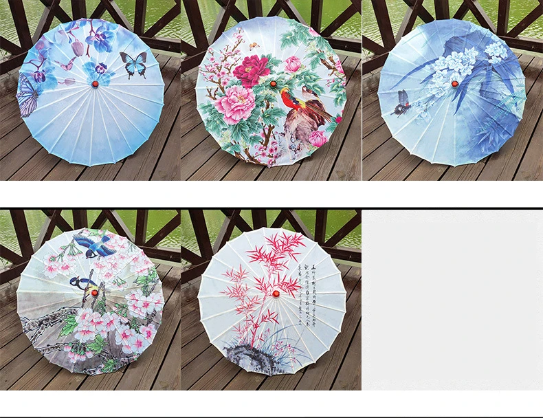 Dd1173 Japanese Chinese Ceiling Decoration Umbrellas Craft Dance Props ...