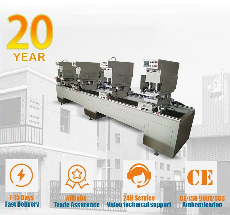 Four Head Seamless Welding Machine for PVC Window and Door/CNC Four ...