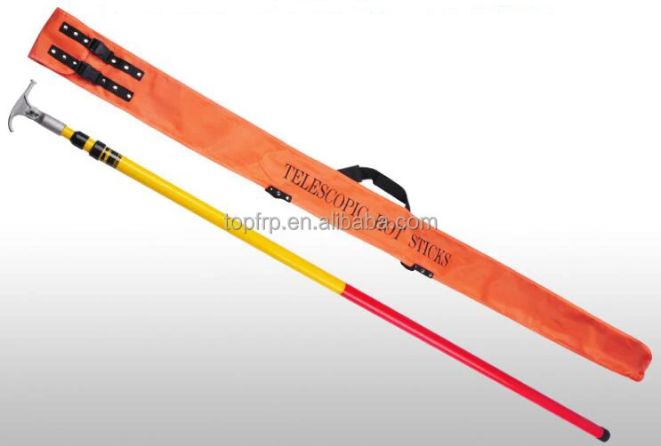 High Voltage Fiberglass Telescopic Hot Stick Insulated Operation Rod