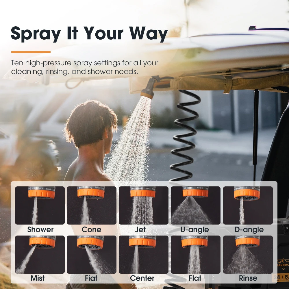 SAN HIMA 24L Portable Water Tank - Perfect for Camping & Hiking