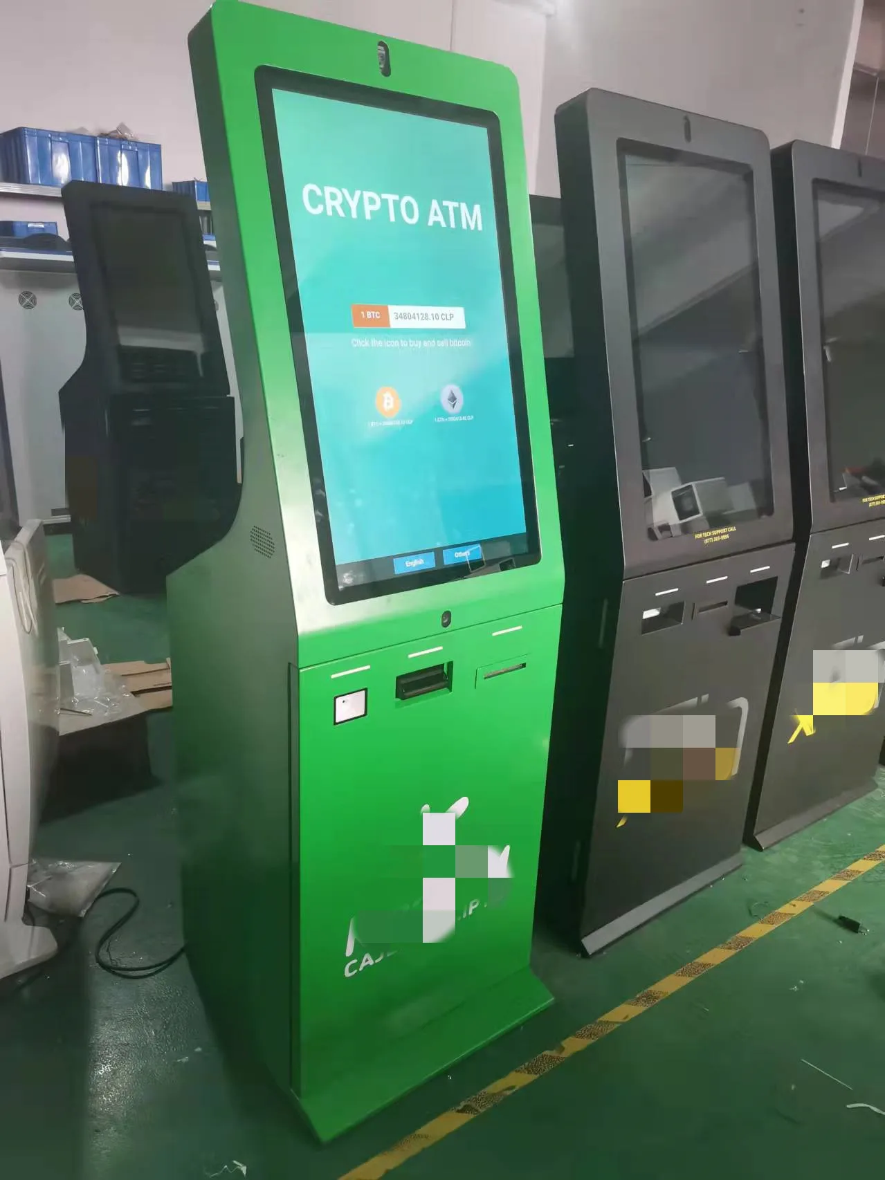32 Inch Cash Payment Kiosk - Self Service & Recycler