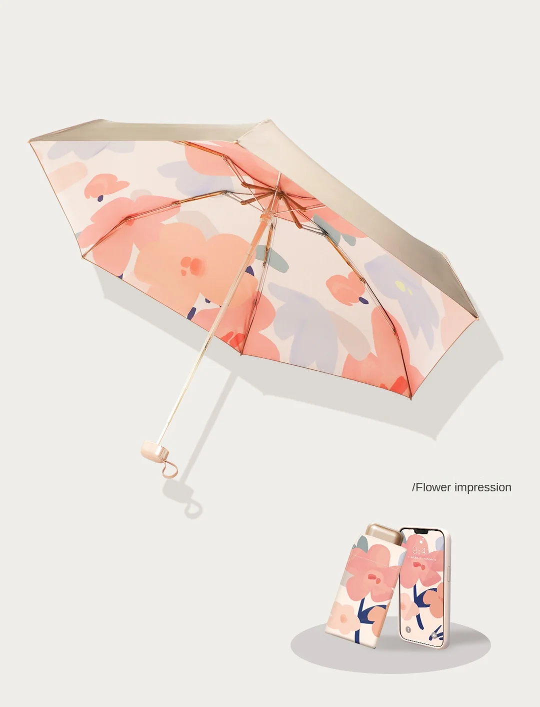 Sun Umbrella Sunblock Compact Portable Rain And Sun Umbrella Uv ...