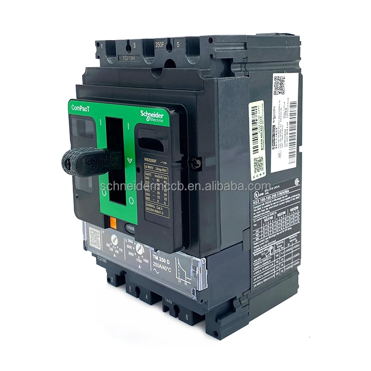 断路器380v/415v可调mccb C25f3tm200 200a 3p紧凑型nsx Nsx250f Mccb - Buy 紧凑型nsx ...