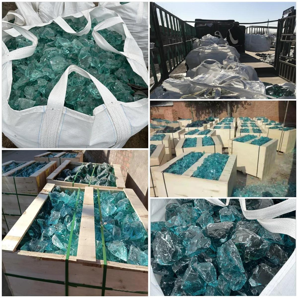 Wholesale Coloured Crystal Rock - Decorative Glass for Gabion