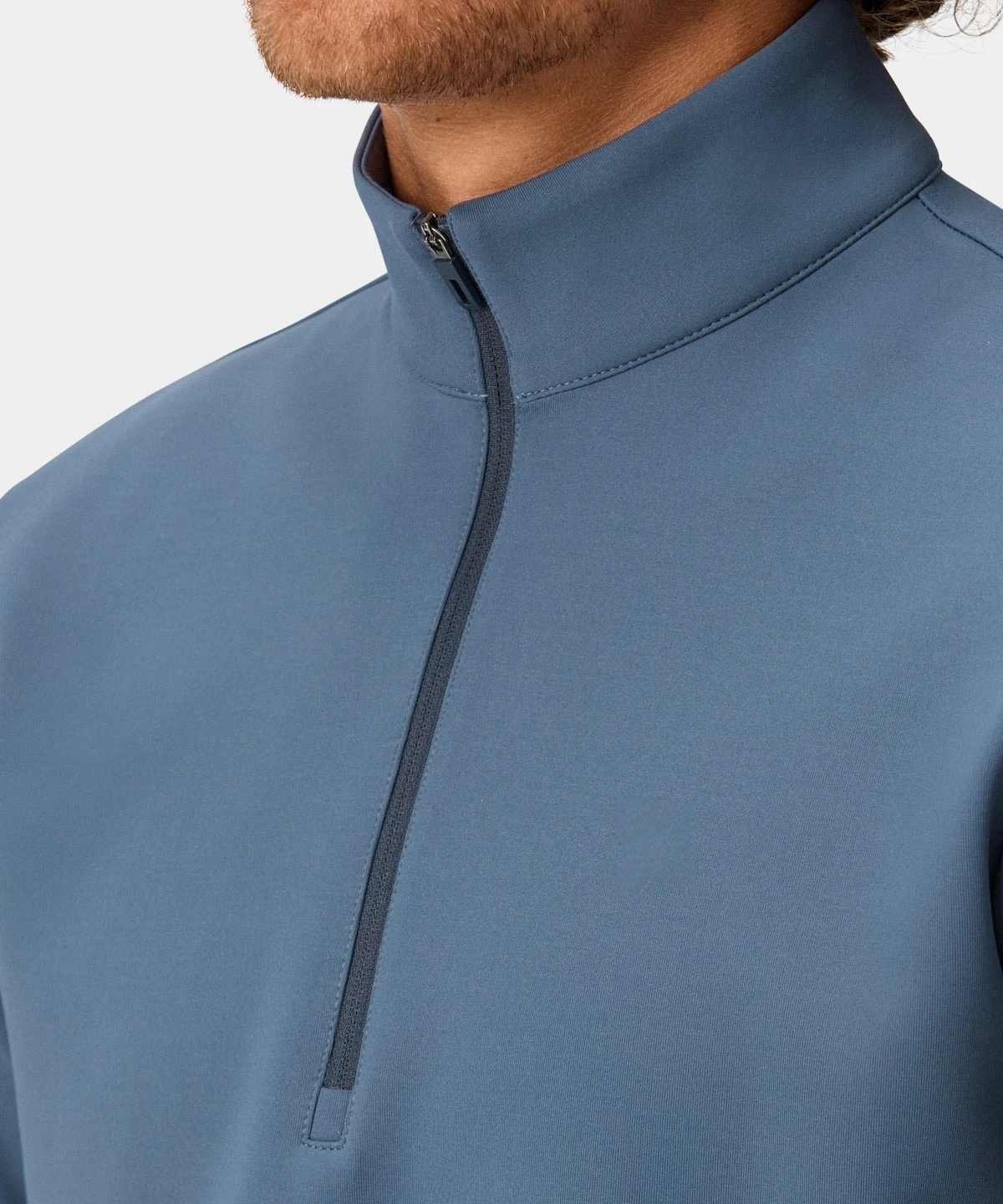 Custom Solid Color 95% Polyester 5% Spandex Quarter Zip Breathable ...