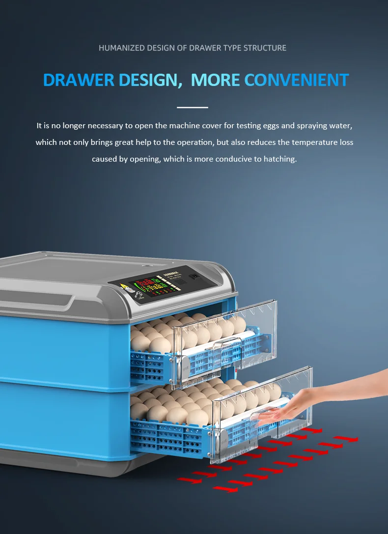 100 Egg Incubator - Efficient Hatching Machine Poultry Setter