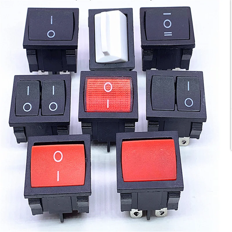 6a 250v T100 On Off Stdp Neon Rocker Switch - Buy Led Light Bar Rocker ...