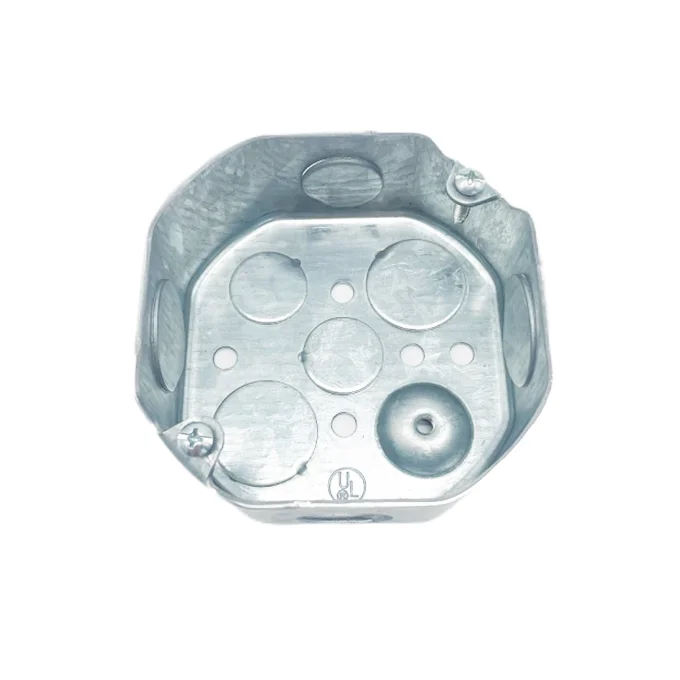 Octagon Drawn Plenum Ceiling Boxes And Extension 4 Inch 1-1/2" Deep ...