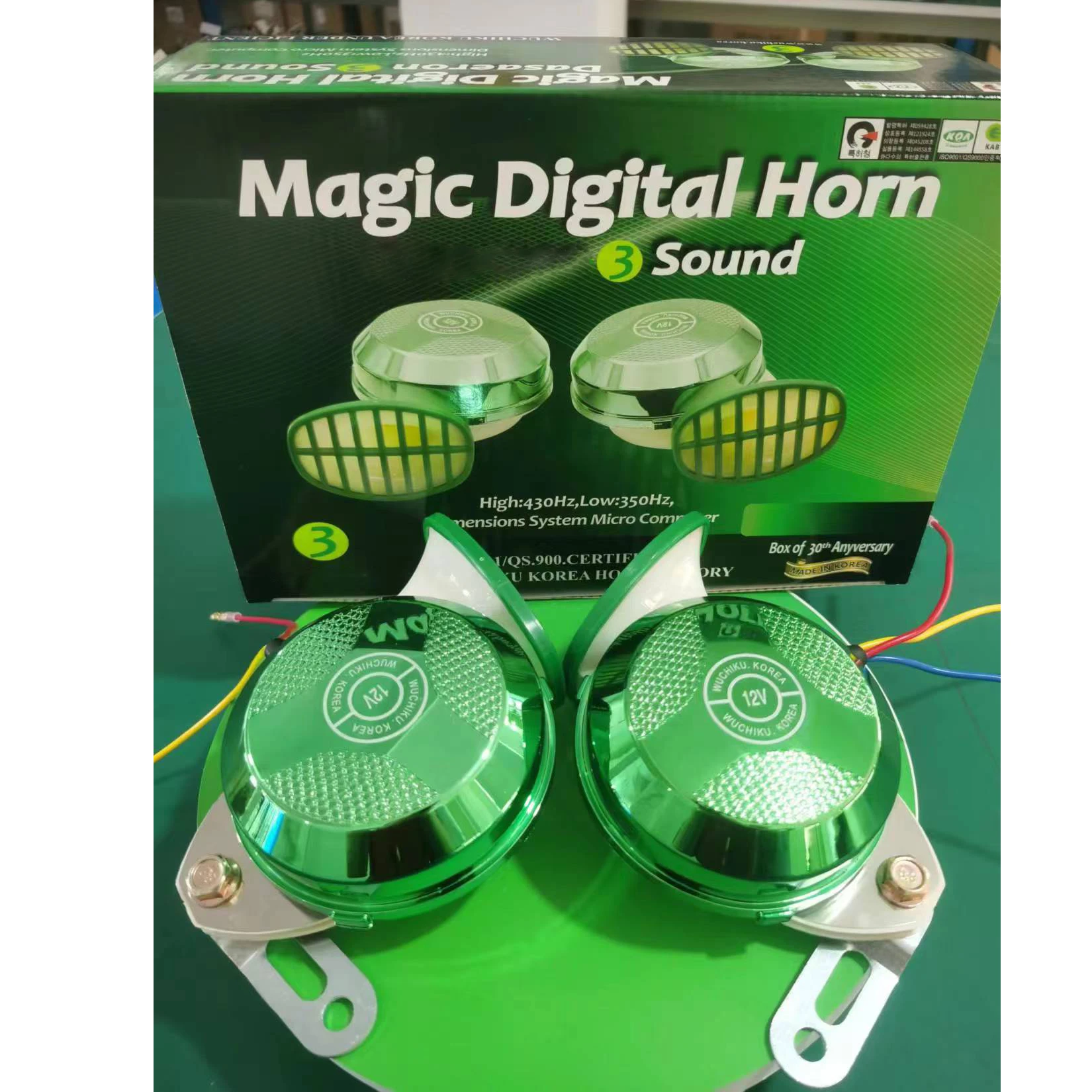 Universal Fitment High Low Tone 430hz 350hz Magic Digital Horn 3 Sound ...