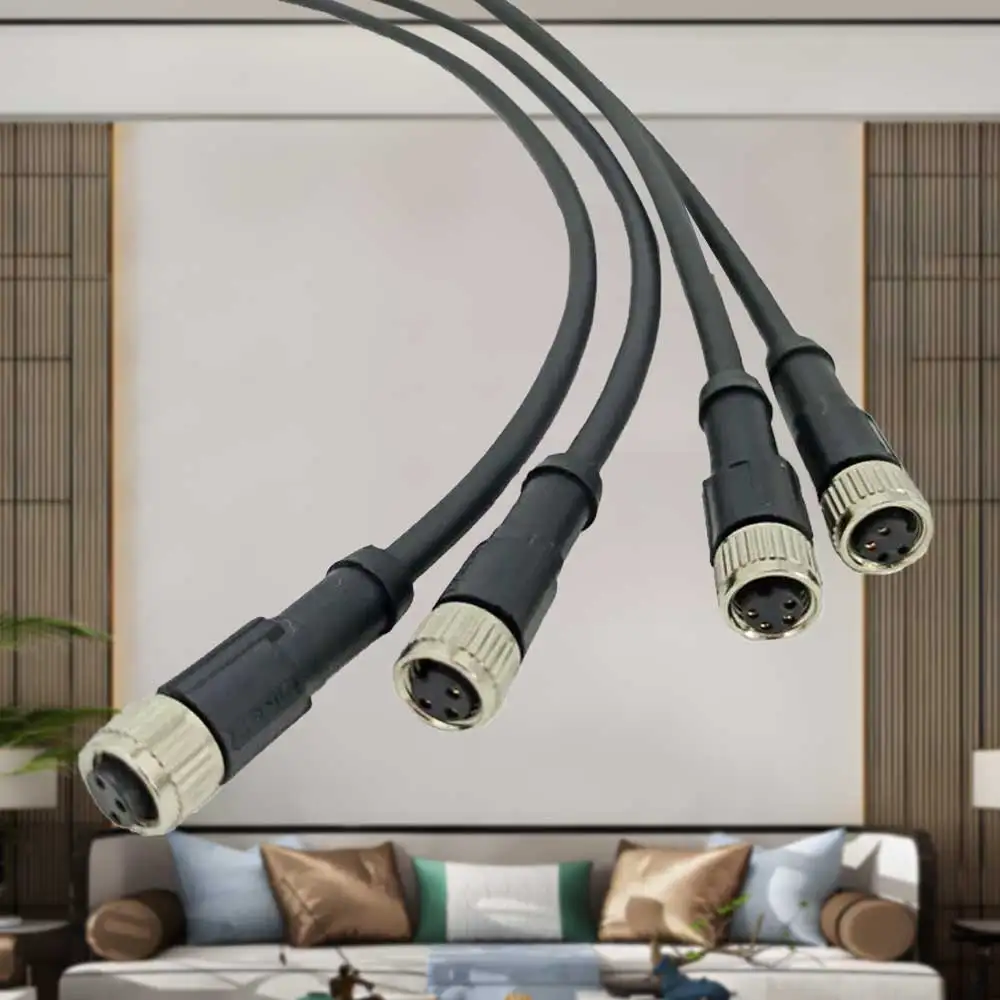 Oswell Sensor Cable Y-shaped Ip67 Waterproof Male To Female Power ...