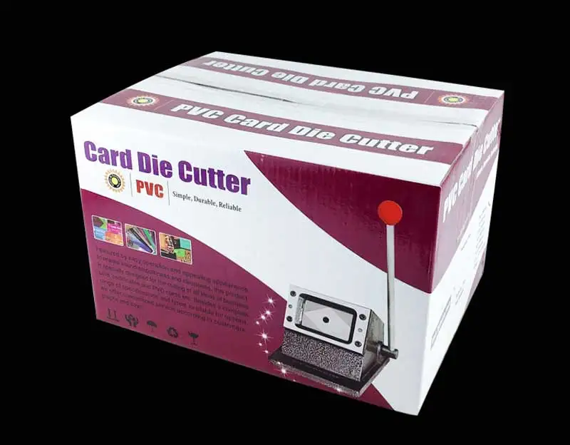 86X54mm PVC Card Die Cutter Machine for Manual Business Card Cutting ...