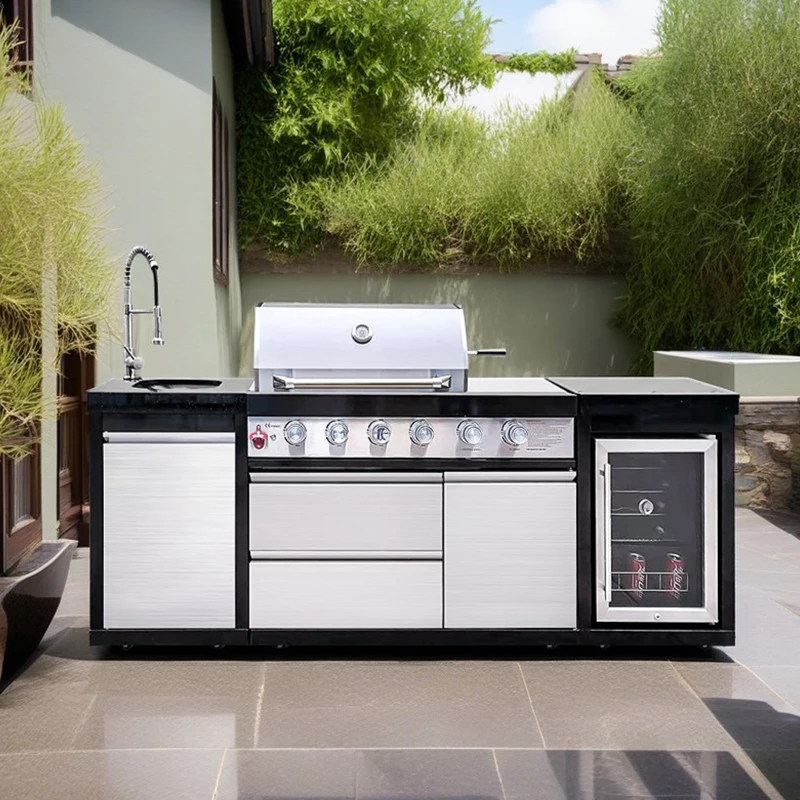 Bbq Island Stainless Steel Unit Garden Outdoor Gas Kitchen - Buy ...