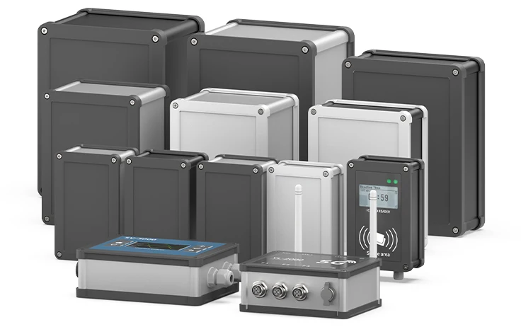 Outdoor Power Controller PCB Board Housing - IP68 Aluminum Case