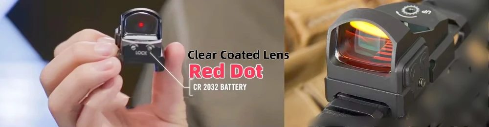 Optical Gimme Hand Scope Multi Coated Lens Red Dot Sight HK2-0117