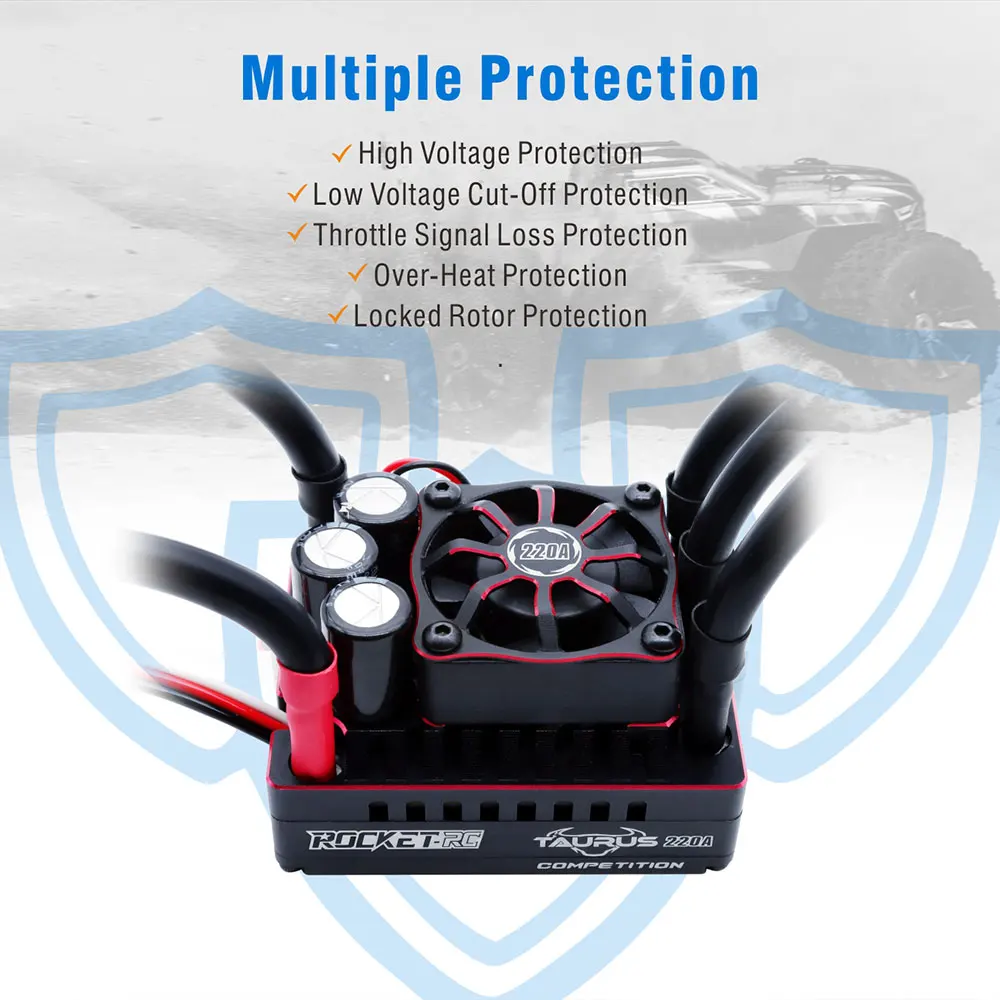 Taurus 220A ESC - Bluetooth Sensored Brushless Speed Controller