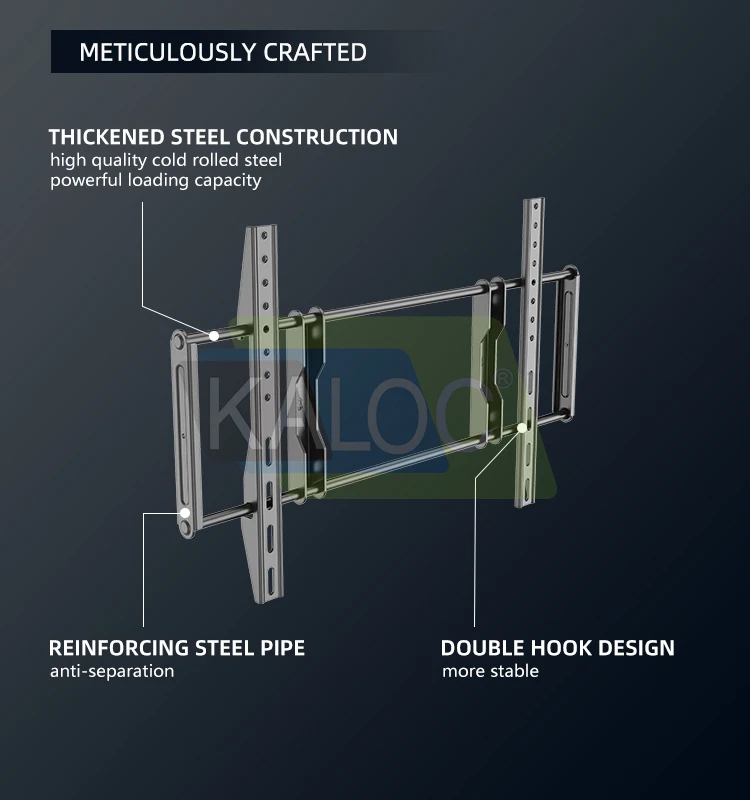 KALOC EC75 for 32"-80" Screen Vesa Tilt Stents Bracket Wall Tv Mounts ...