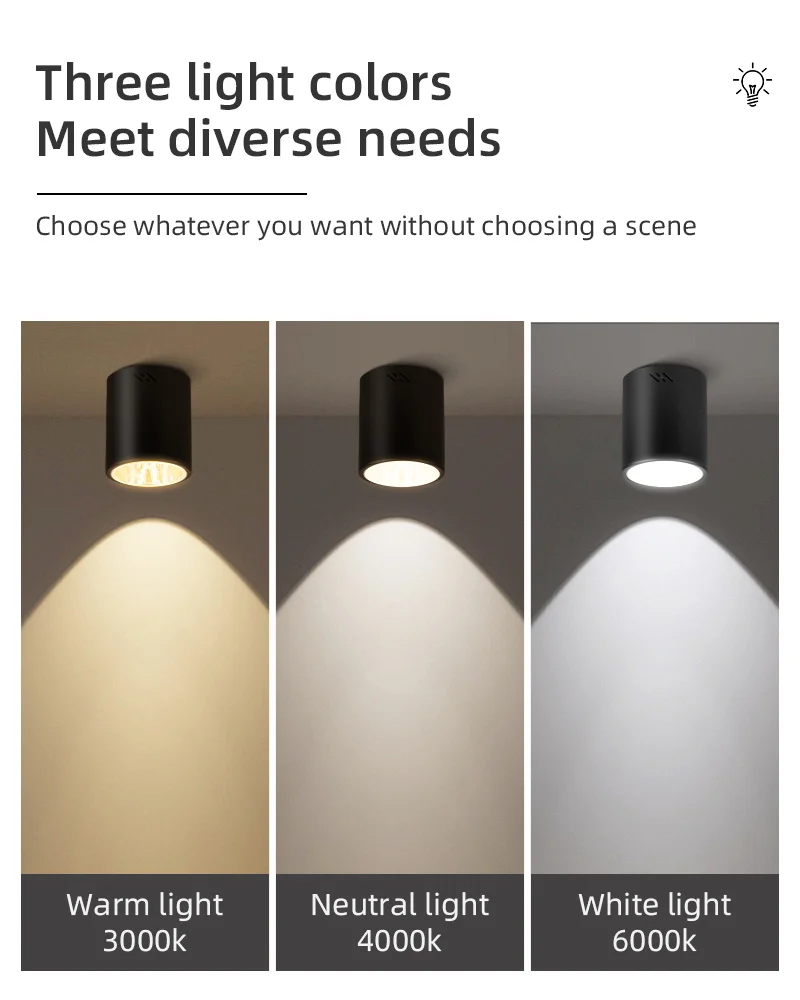 Modern Round E27 Downlight LED Recessed Ceiling Light Spotlight Lamp ...