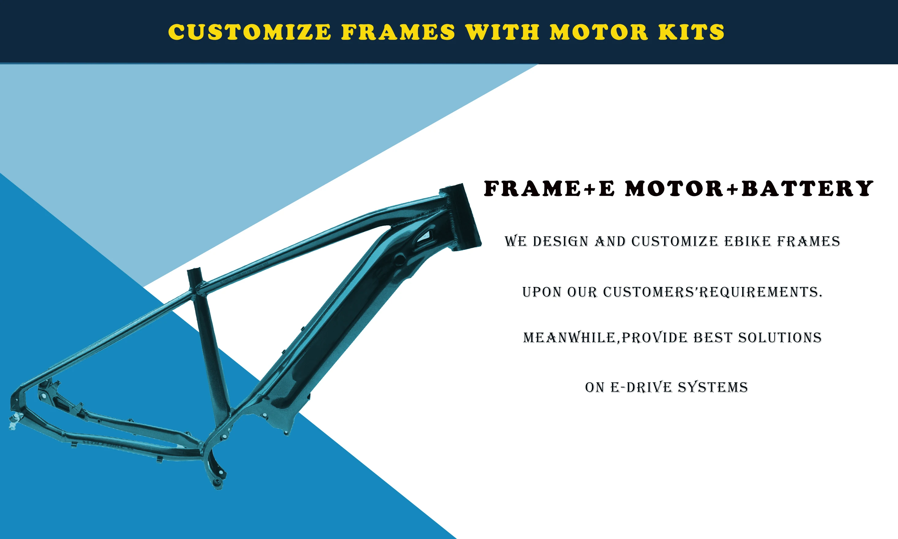 Bafang M620 E Cycle Frame - Mountain Bike with Mid Drive Motor