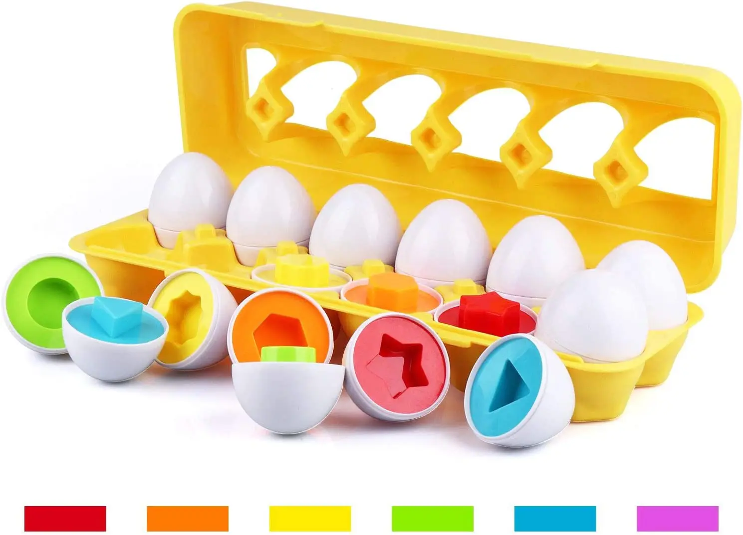 Huiye Matching Eggs Set - Educational Puzzle for Toddlers