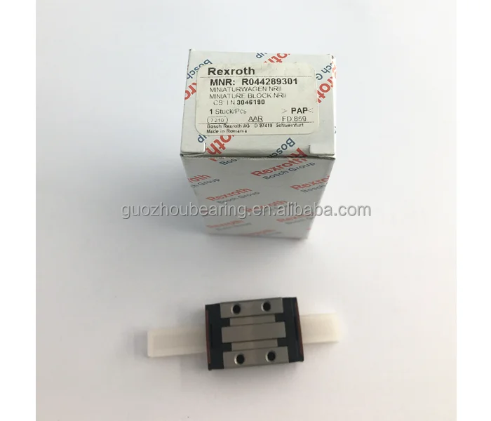 Rexroth Linear Guide Mini Block R044289301 - Long Life