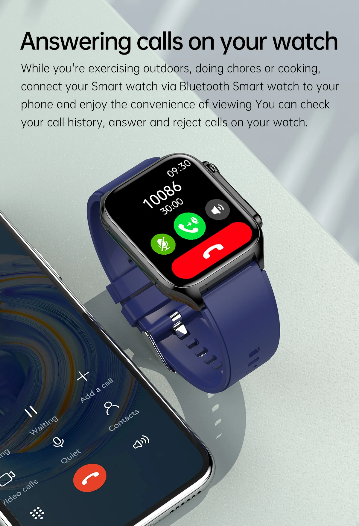 Wholesale Ecg Smartwatch Ai Voice Assistant Blood Glucose Calling ...