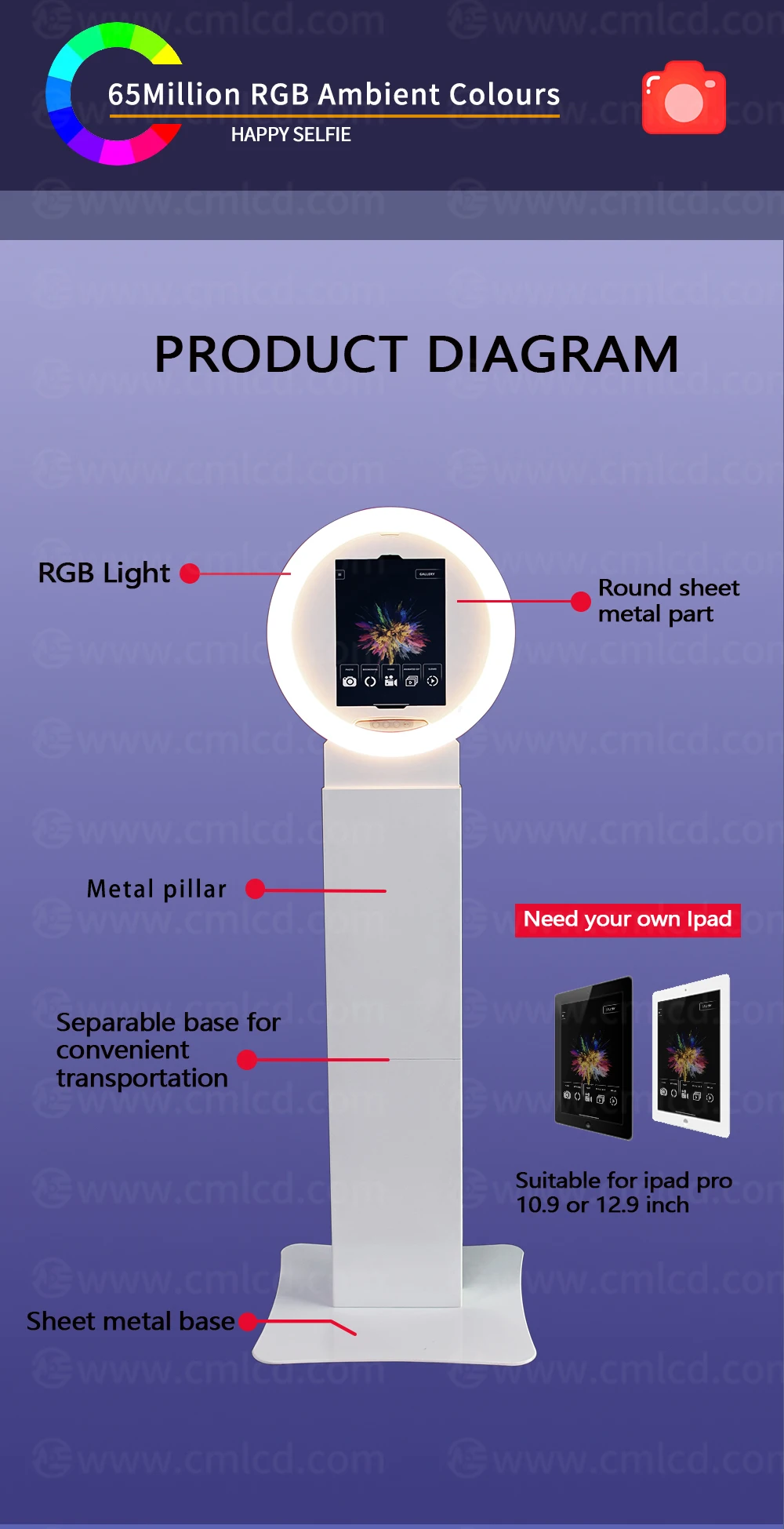 Ipad Photo Booth Shell - Perfect for Parties & Events