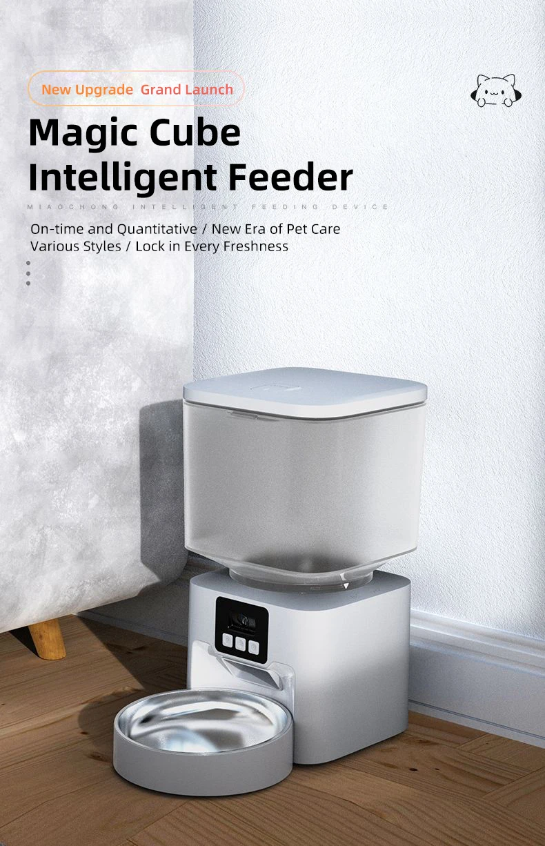 2025 WIFI-Controlled Automatic Pet Feeder Smart Dog Bowl with Timed ...