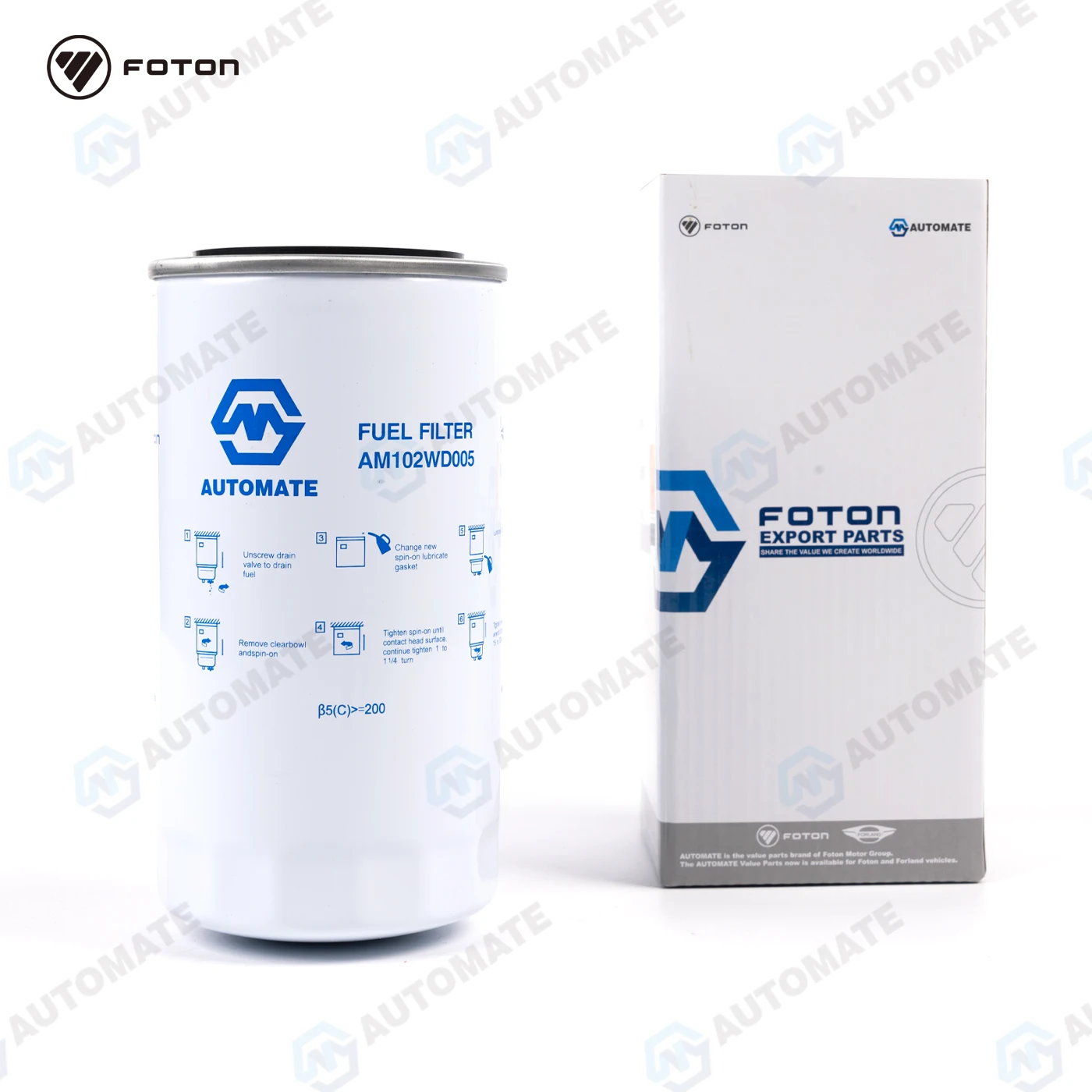 Foton Automate Fuel Filter Element AM102WD005 for Heavy Trucks