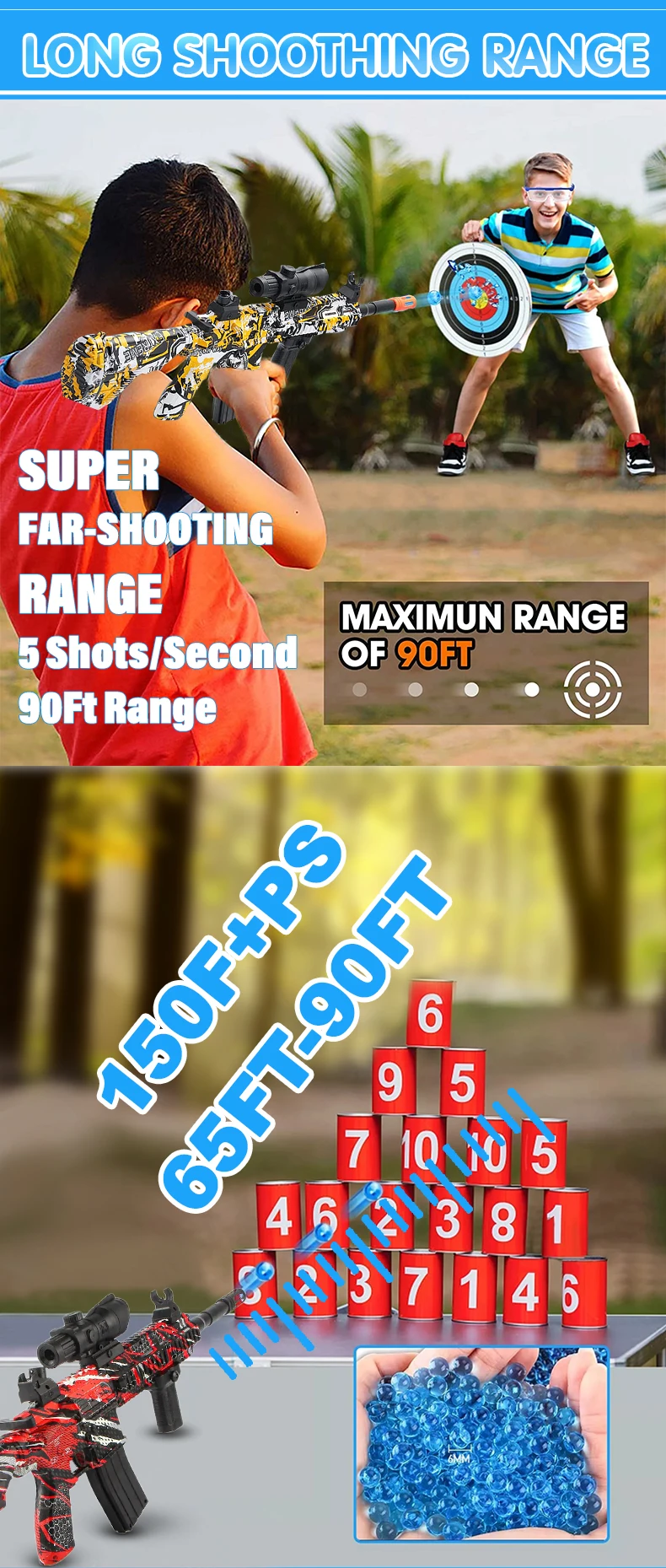 Automatische 9mm Elektrische Wasser Pistole Echt Airsoft A Bille En ...