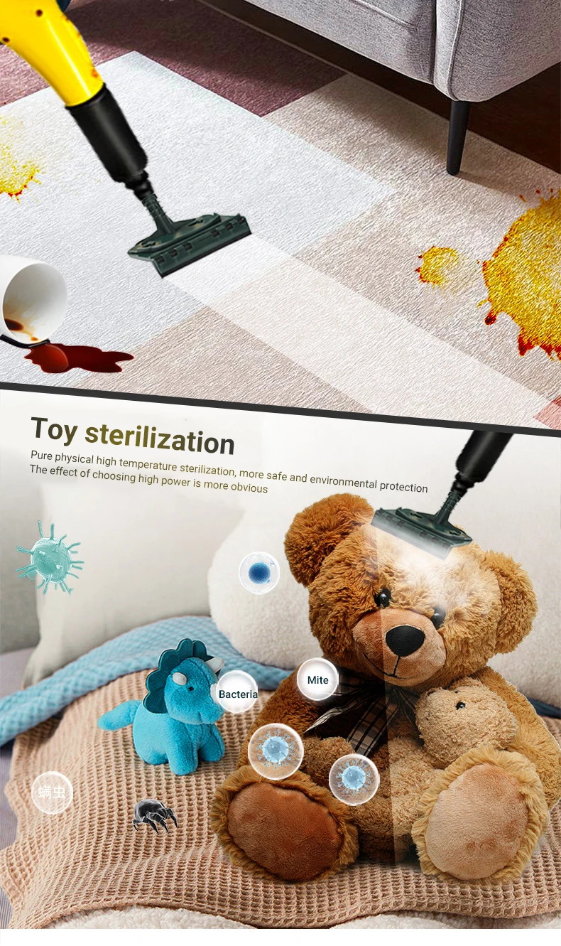 Multifunctional Steam Cleaner 2500w High Pressure High Temperature ...