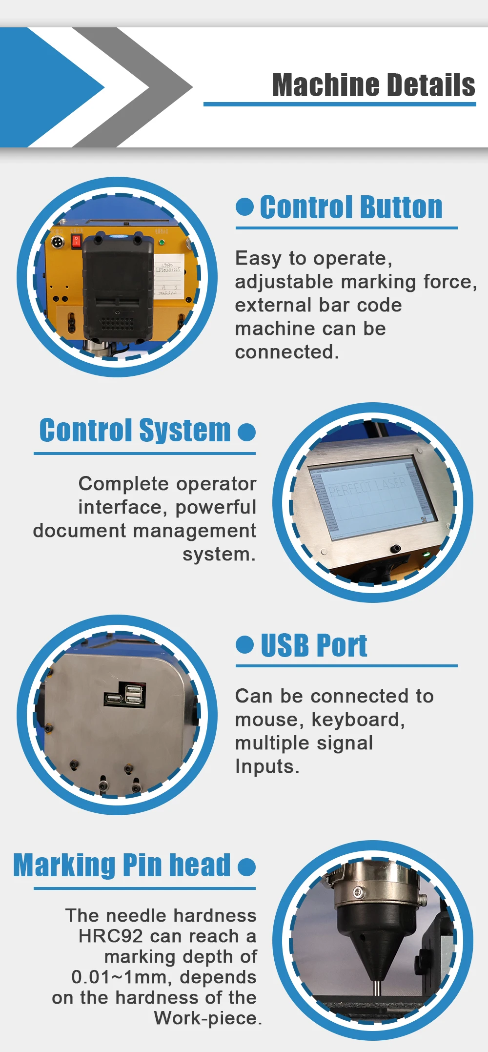 Portable Electric Stamping Vehicle Chassis Number Digital Dot Peen Vin ...
