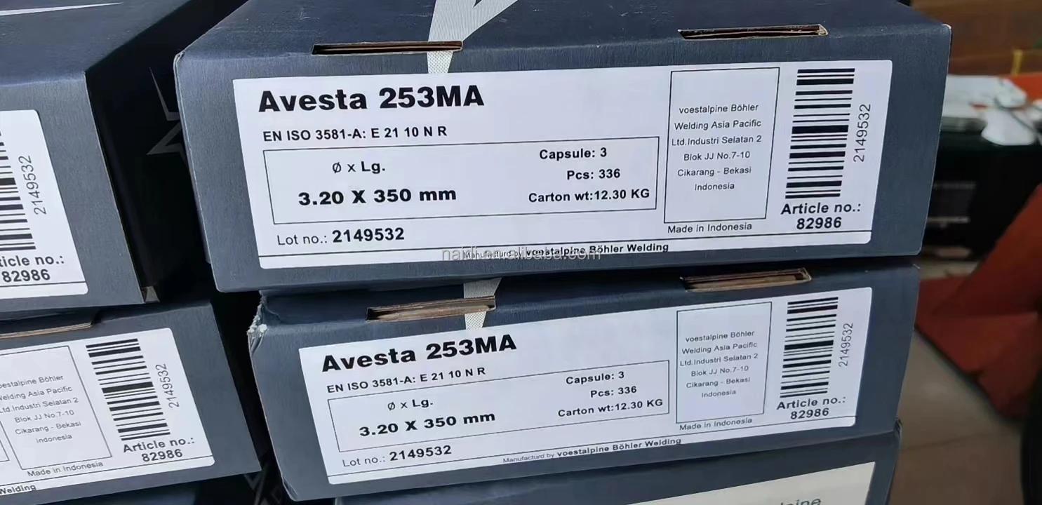 Oem Hiqh Quality Avesta Stainless Steel Welding Electrode Brands 253ma ...