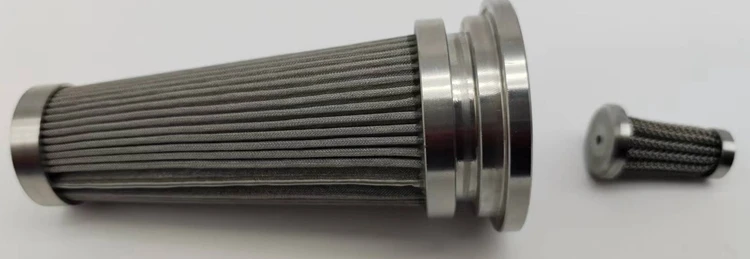 Stainless Steel Perforated Fiber Sintered Mesh Melt Filter Hydraulic ...