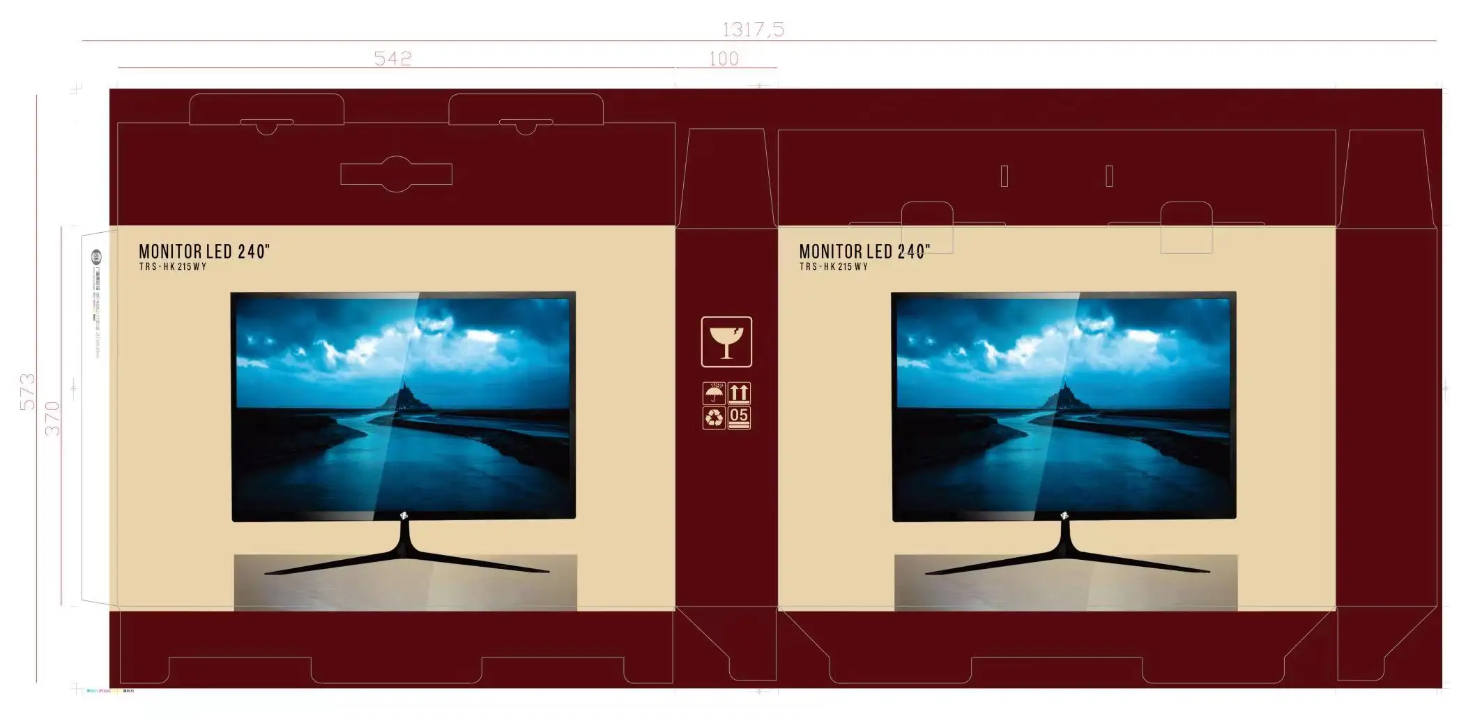 Hot Sale Computer Full Hd 1080p Business Pc Monitor 21.5 Inch Ips Anti ...