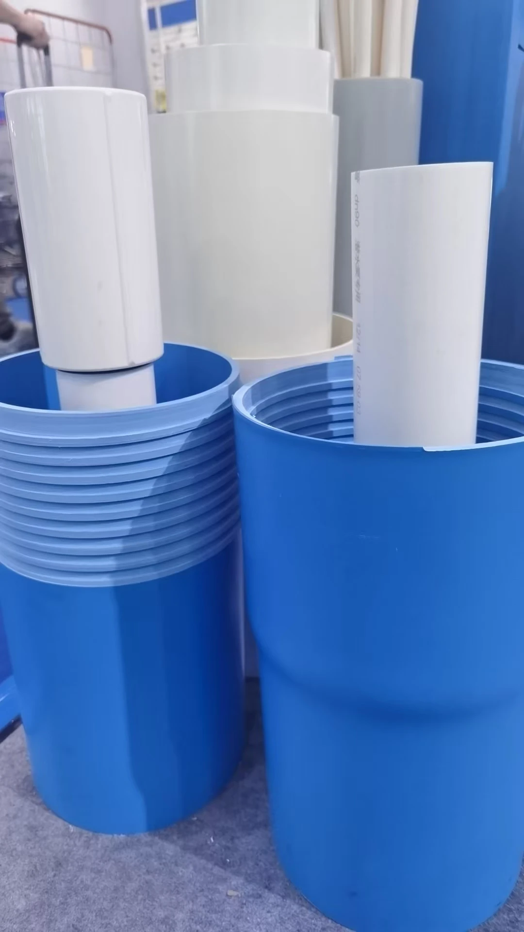 Factory Supply PVC Borehole Pipe Perforated Drilling Pipes Blind and ...
