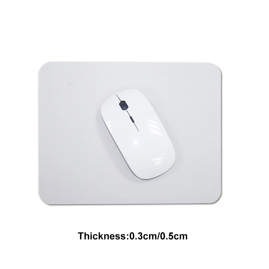 Sublimation Blank White Mouse Pad Round Heart Shaped Mouse Pad for ...