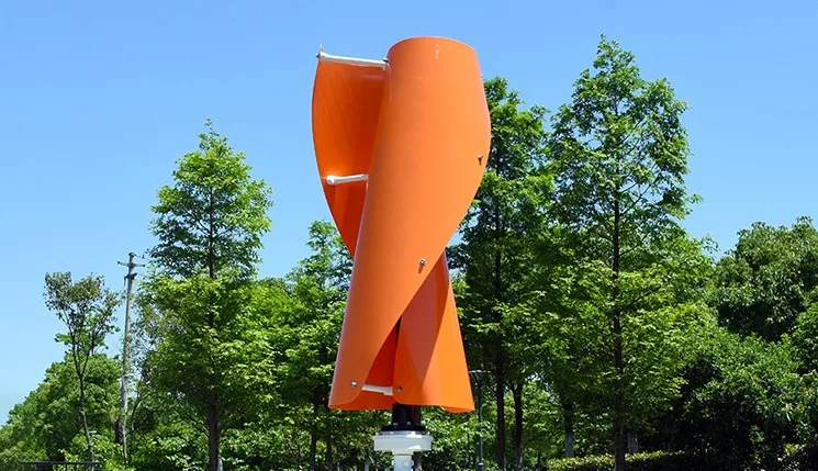 Residential Windmill Helical Wind Turbine Generator Vertical 12volt ...