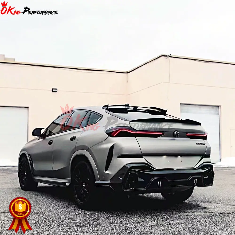 Larte Style Carbon Fiber Roof Spoiler For Bmw X6 G06 Trunk Wing - Buy ...