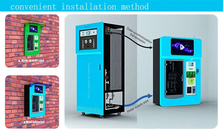 Android App Split Purified Water Vending Machine - Pukui