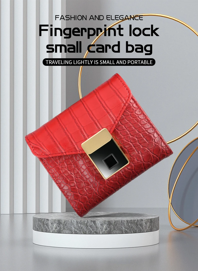 2024 New Arrival Business Style Wallet Bag Fashion Fingerprint Lock ...