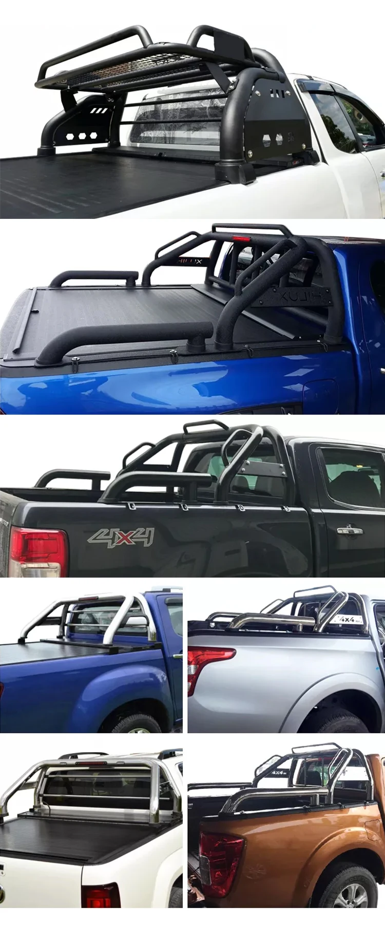 Custom Thailand Hamer Universal Stainless Steel 4x4 Pickup Roll Bar For ...