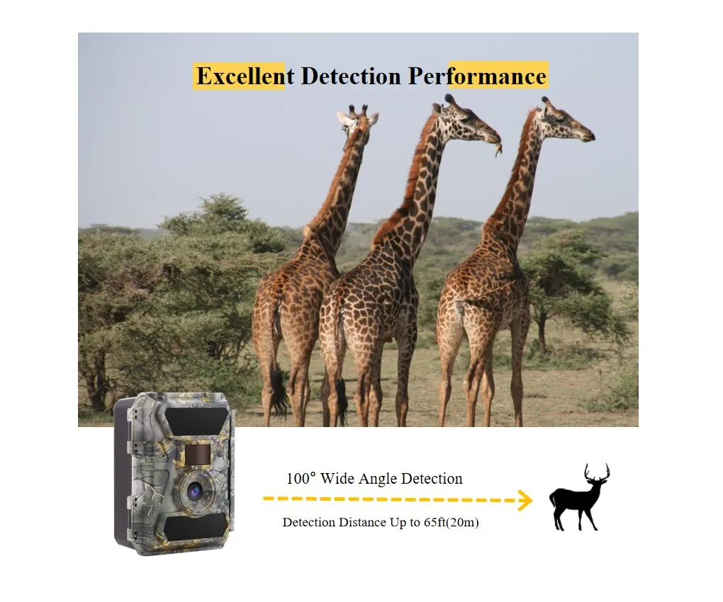 Wireless Infrared Night Vision 4G Trap Camera for Wild Hunting Activity