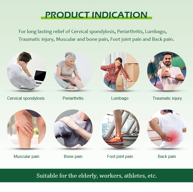 Fast Effective Natural Menthol Extraction Pain Relief Patch