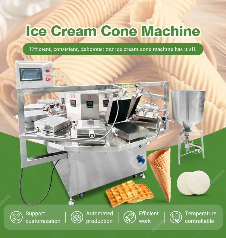 Ice Cream Roller Chocolate Waffle Cone Bowl Form Tool Home Wafer Stick ...