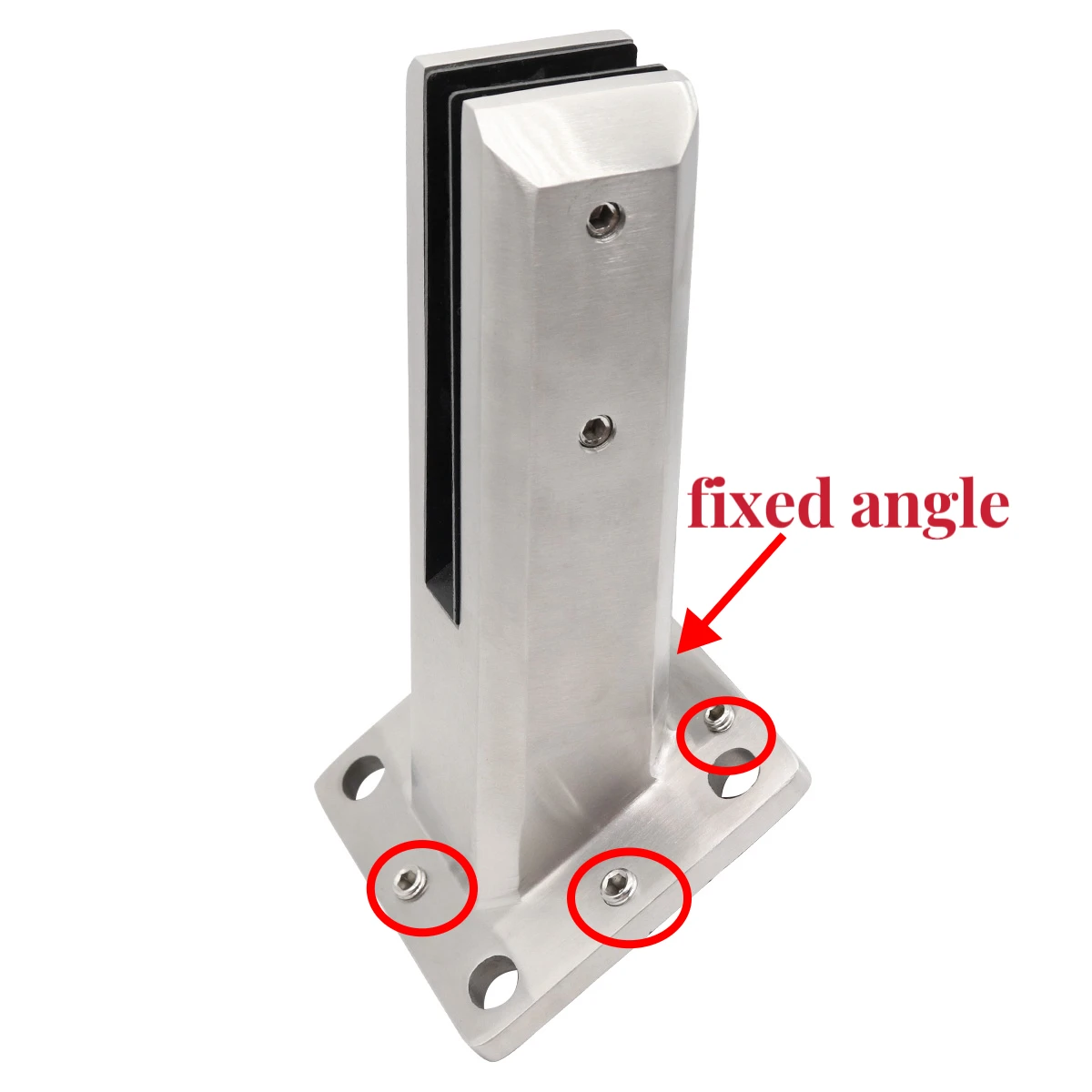 Swimming Pool Glass Railing Balcony Spigot Stainless Steel Fence Deck ...