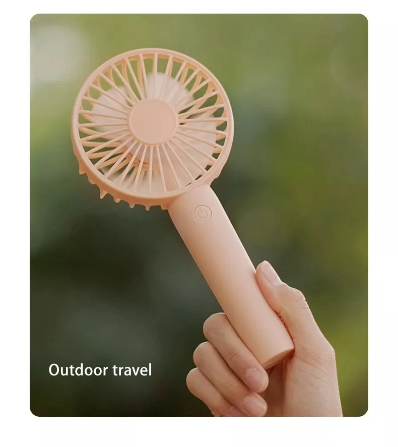 Mini Rechargeable USB Fan with Phone Holder - Portable Cooling