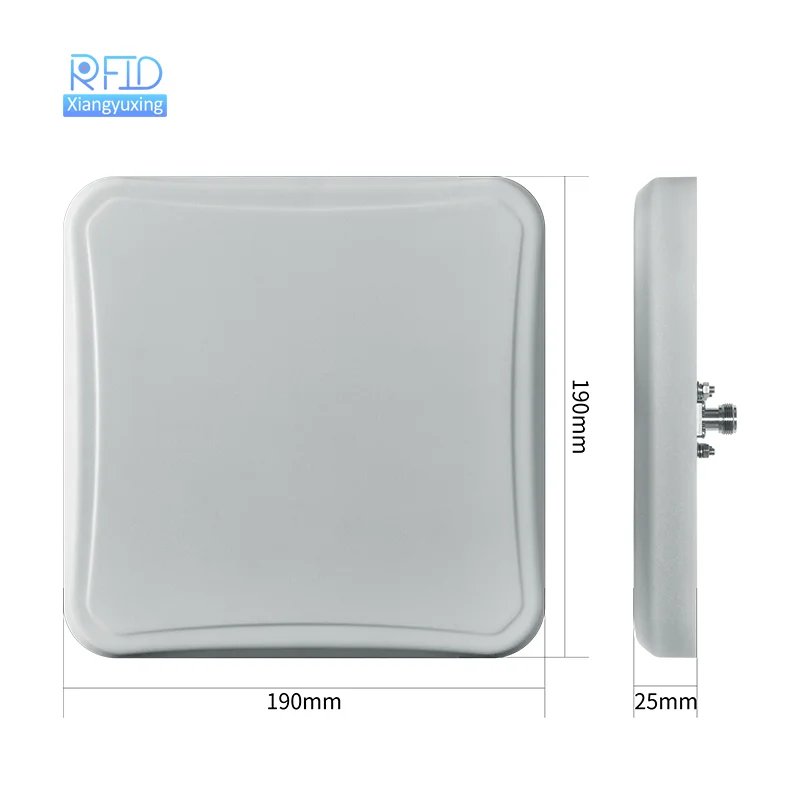 UHF RFID Tag Reader Writer 7/8/9dbi RS232 Antenna 10m Long Range ...