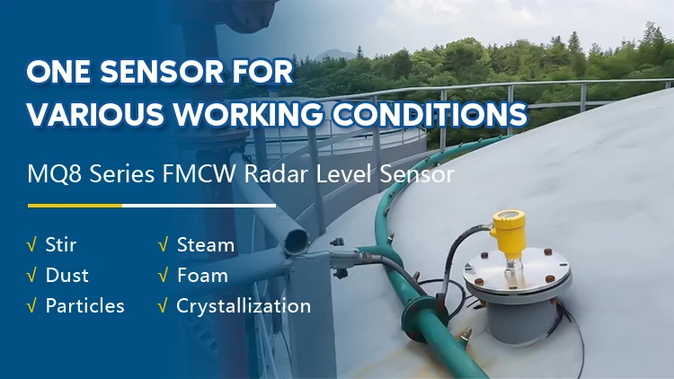 FMCW Intelligent 80g Radar for Grain Silo Level Measurement