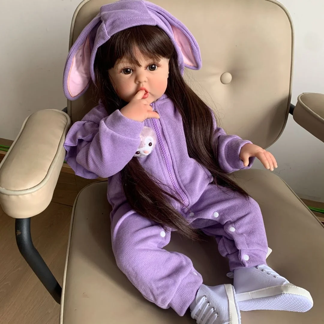 Hot Sale Look Like Princess Elsa Doll Cute Big Reborn Baby Doll Toddler ...