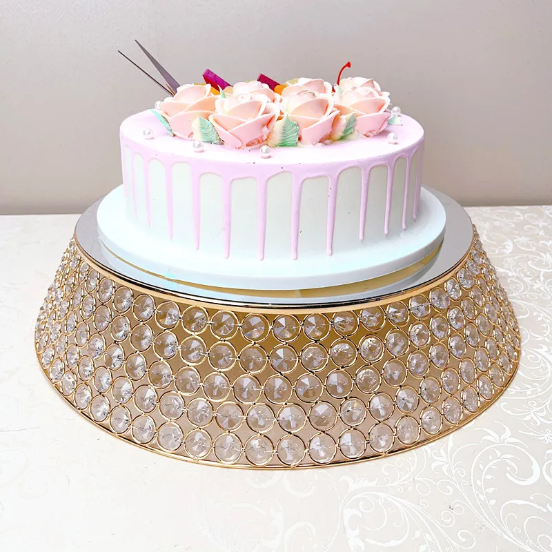 New Design Gold Plated Cake Tabletop Metal New 16 Inch 18 Inch Cake ...